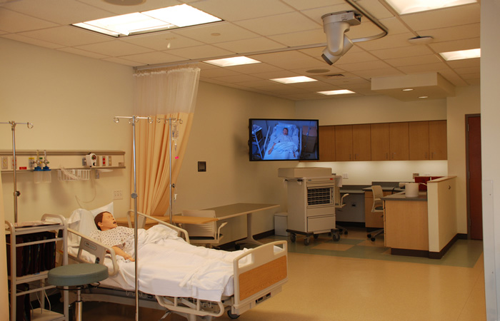 Nursing SIM Lab – AV systems design installation RPC Video